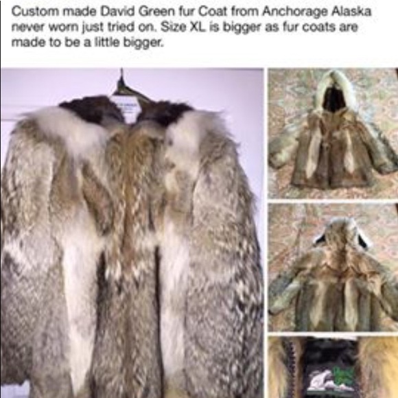 David Green | Jackets & Coats | Custom David Green Fur Coat Originally ...